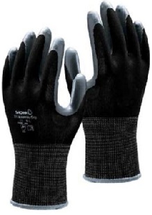 บริษัท เซฟตี้ เซนเตอร์ (หนองแค) จำกัด ถุงมือไนล่อนสีดำเคลือบNitrile ...